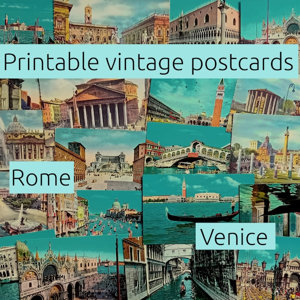 Italy Postcards - Etsy