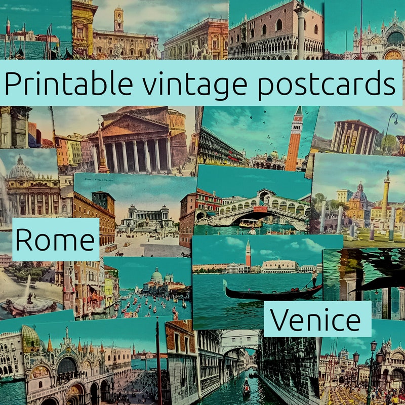 Italy Postcards - Etsy