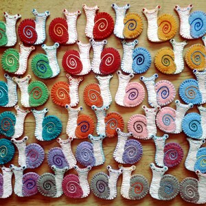 Rainbow Snails, Five Finger Puppets, Felt Animals, Felt Puppets - Etsy