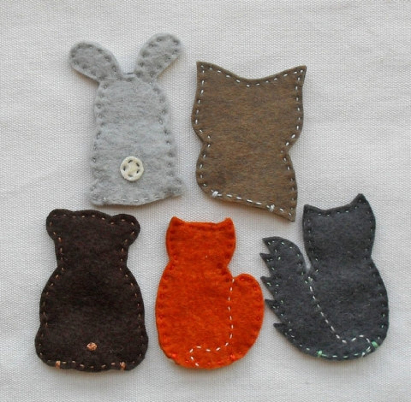 Forest Animals Finger Puppets, Felt Animals, Felt Puppets - Etsy