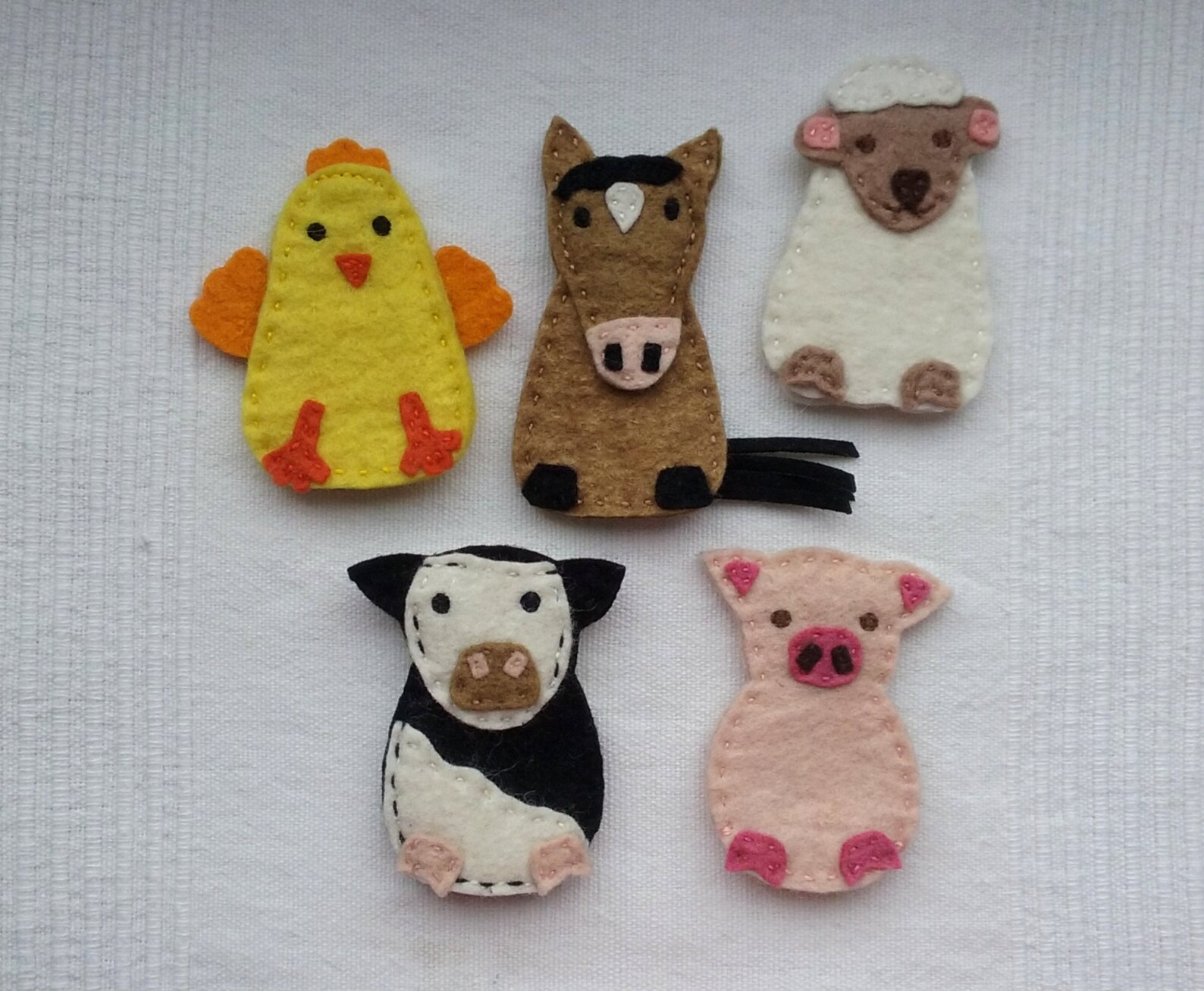 Farm Animals Finger Puppets, Felt Animals, Felt Puppets - Etsy