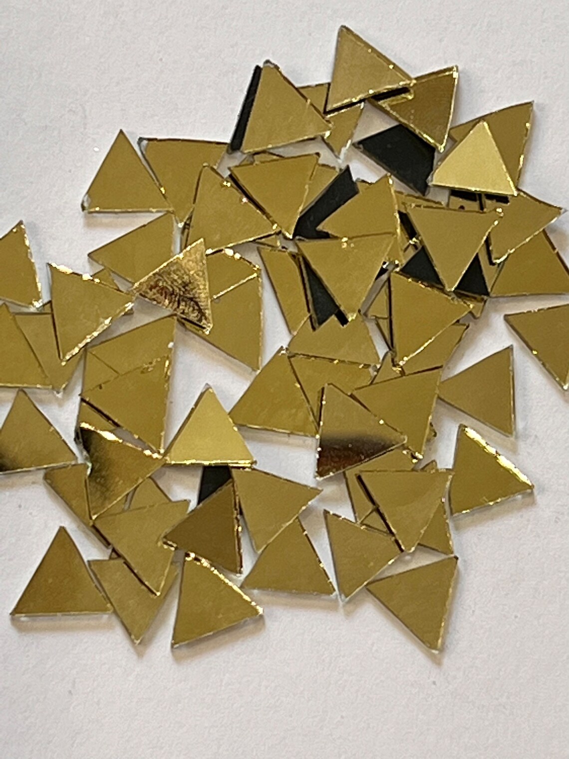 400 Pieces Multi Shape Gold Craft Glass Mirrors Shisha Mirror ...