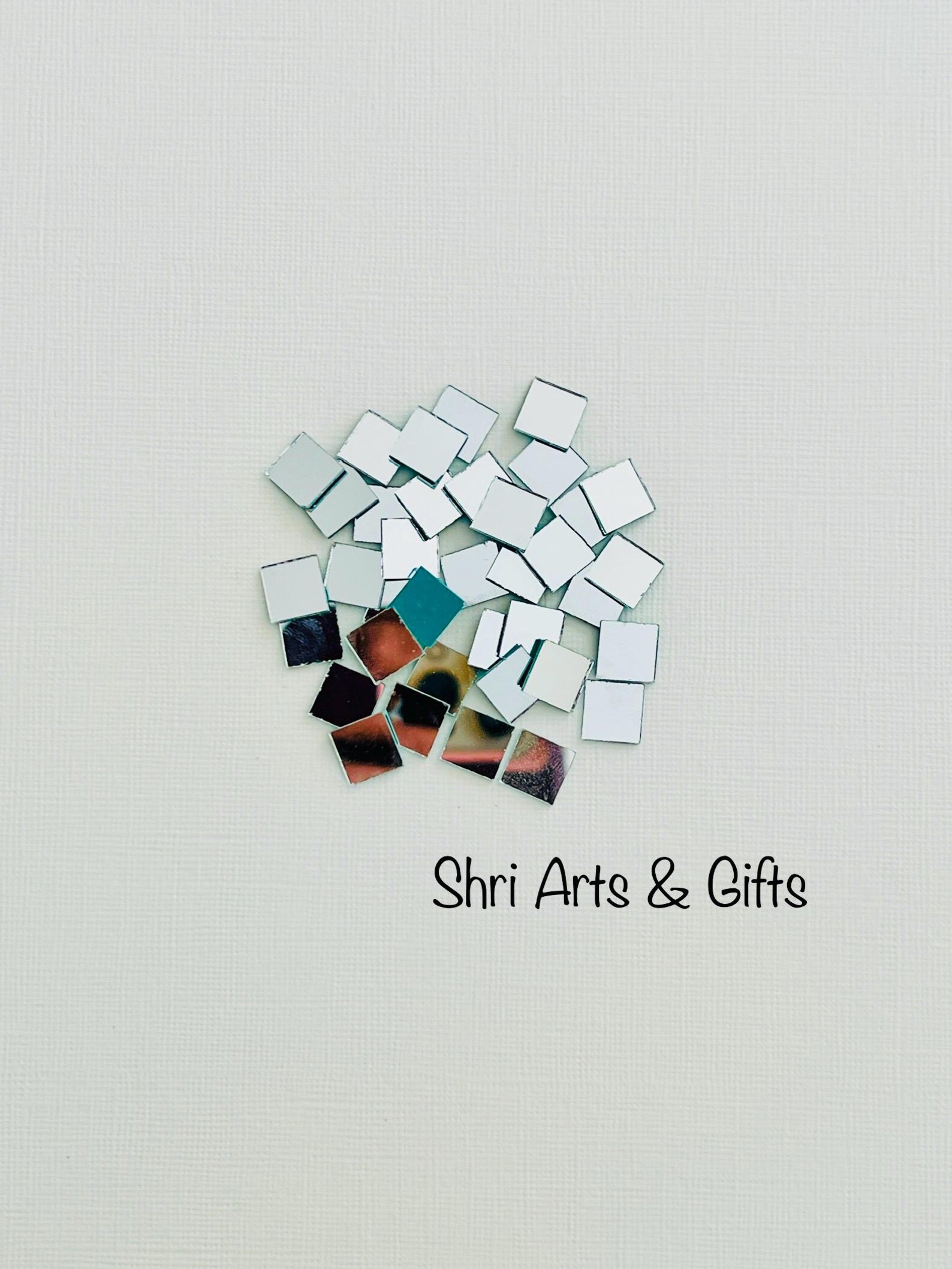 Square Craft Glass Mirrors, Shisha Mirror Tiles, Mosaic Art Supplies - Etsy