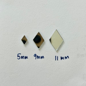 Rhombus Craft Glass Silver Mirror Tiles Best Qualitybulk Multisize 5 Mm ...