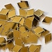 500 Pieces Multi Shape Gold Craft Glass Mirrors Shisha Mirror ...