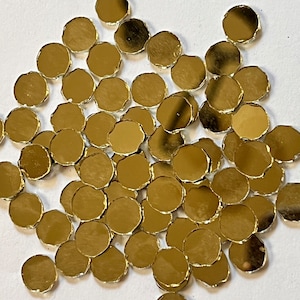 500 Pieces Multi Shape Gold Craft Glass Mirrors Shisha Mirror ...