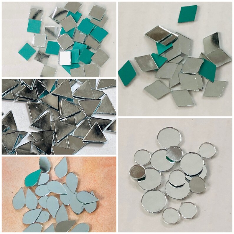 Best Selling 500 Pcs Multishape Glass Craft Mirrors, Shisha Mirror for ...