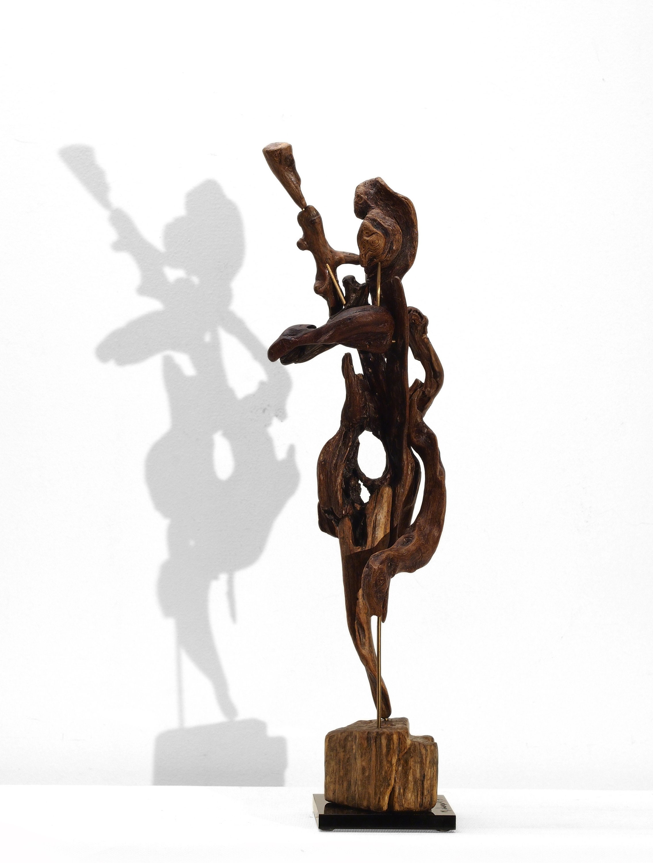 THE CONTRABASS, Driftwood Sculpture, Abstract Decorative Art Wood ...