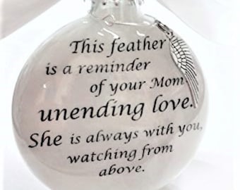 In Memory of Mom Memorial Keepsake Sympathy Gift Loss of - Etsy