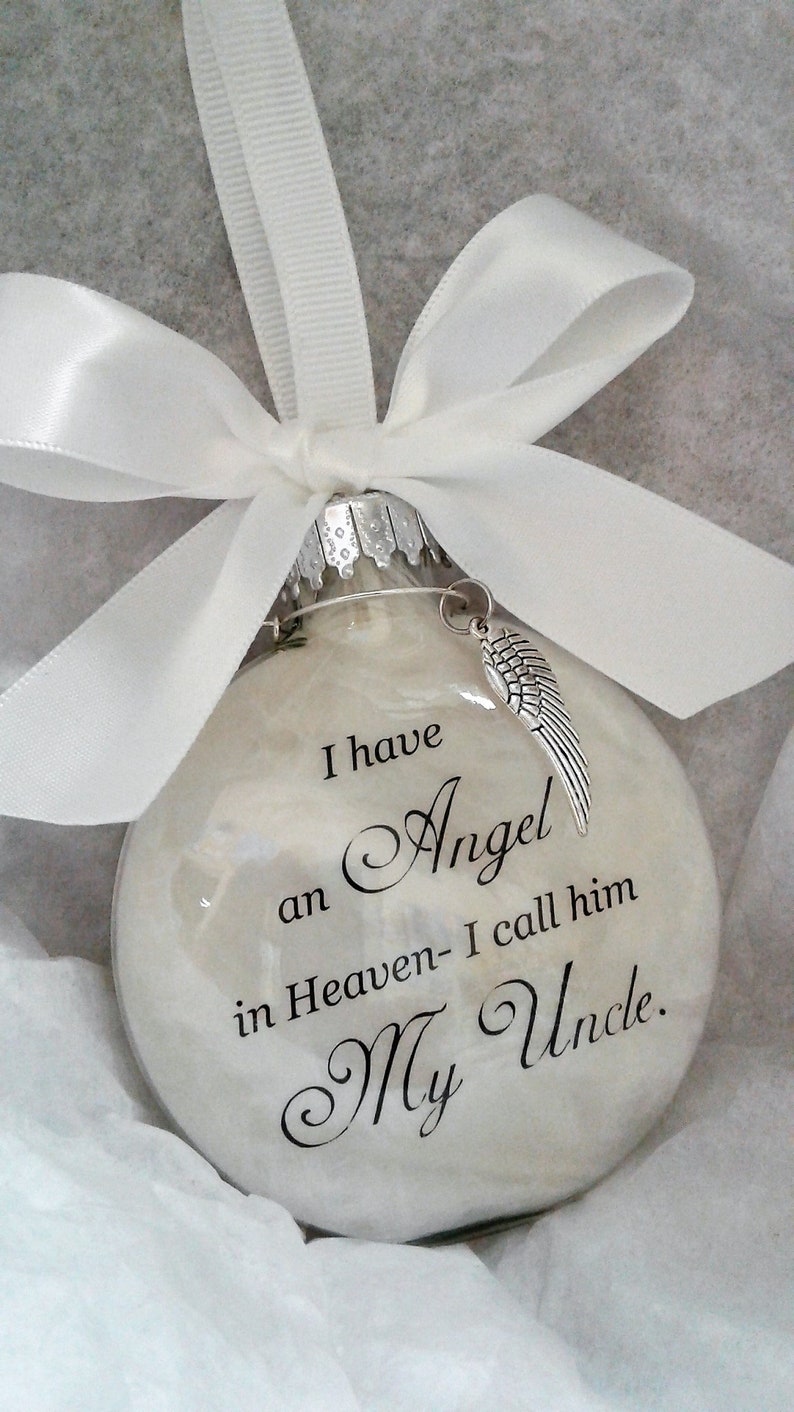 Uncle Memorial Sympathy Gift Angel in Heaven I Call Him My Uncle Family ...