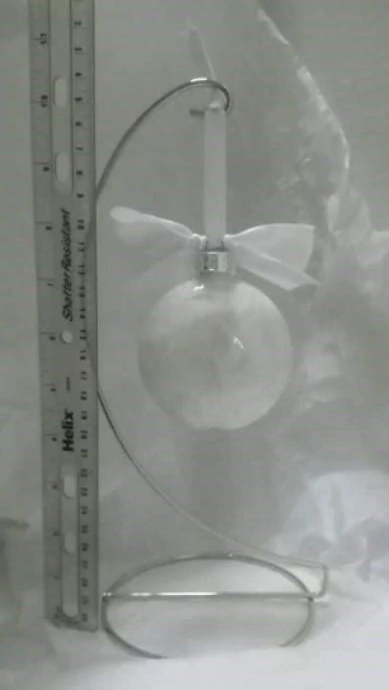 Personalized Memorial Ornament, Loss of Baby Keepsake Bauble Too ...