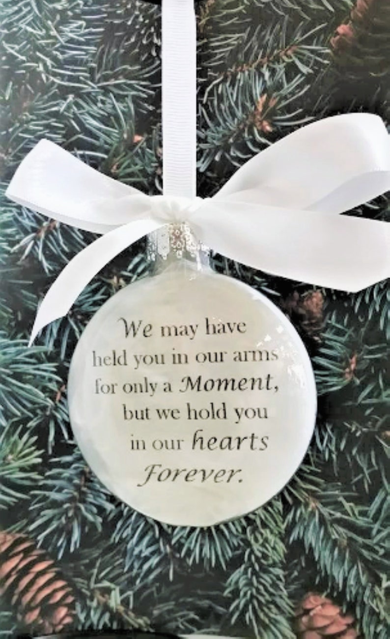 Infant Memorial Christmas Ornament Loss of Child Keepsake Sympathy Gift ...