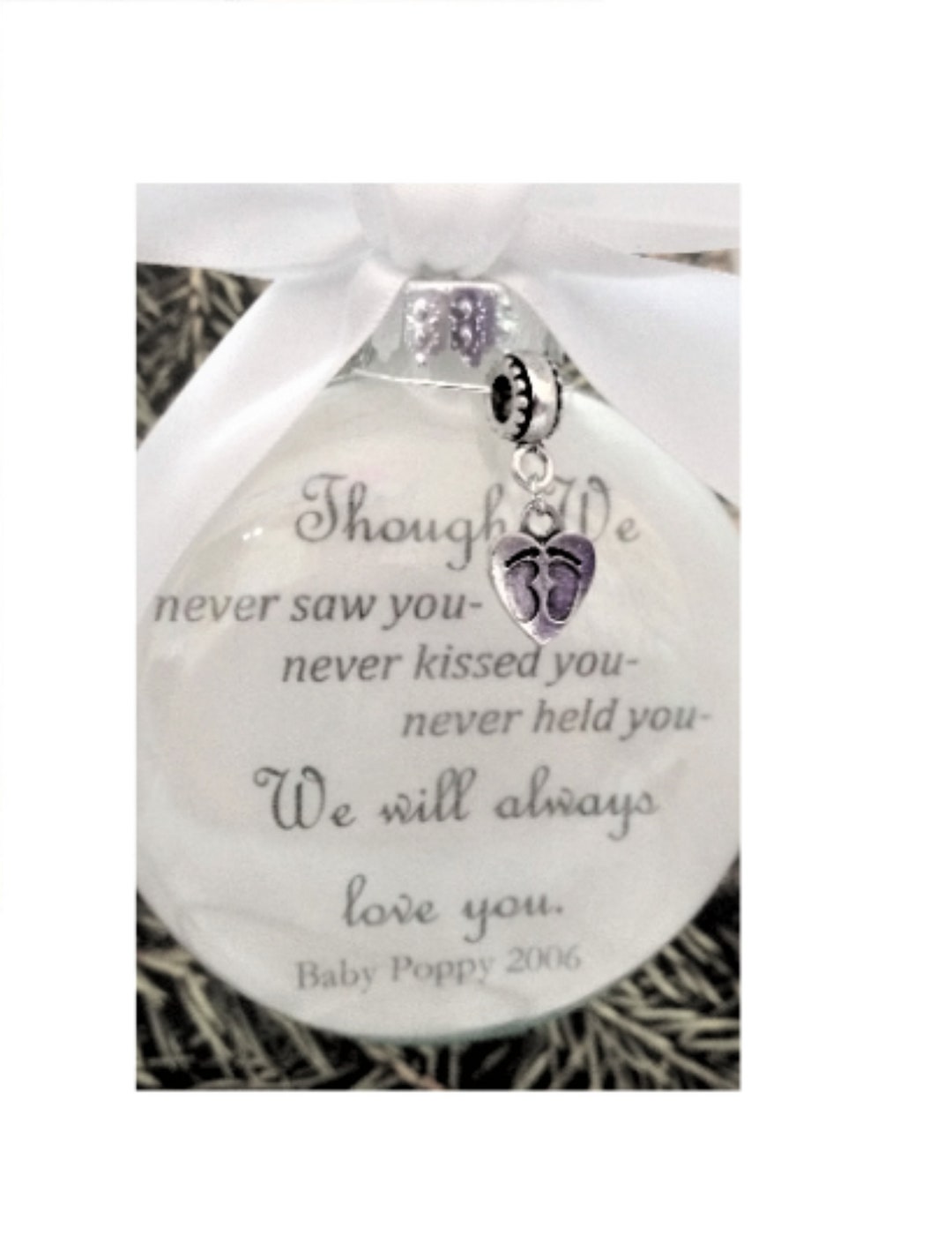 In Memory of Infant Loss Miscarriage Gift Memorial Christmas - Etsy UK