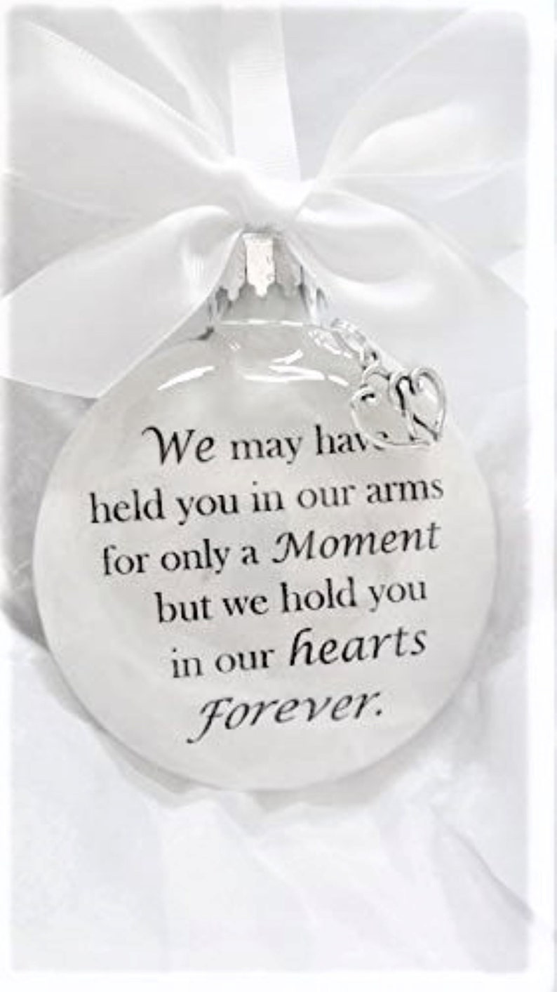 Infant Memorial Christmas Ornament Loss of Child Keepsake Sympathy Gift ...