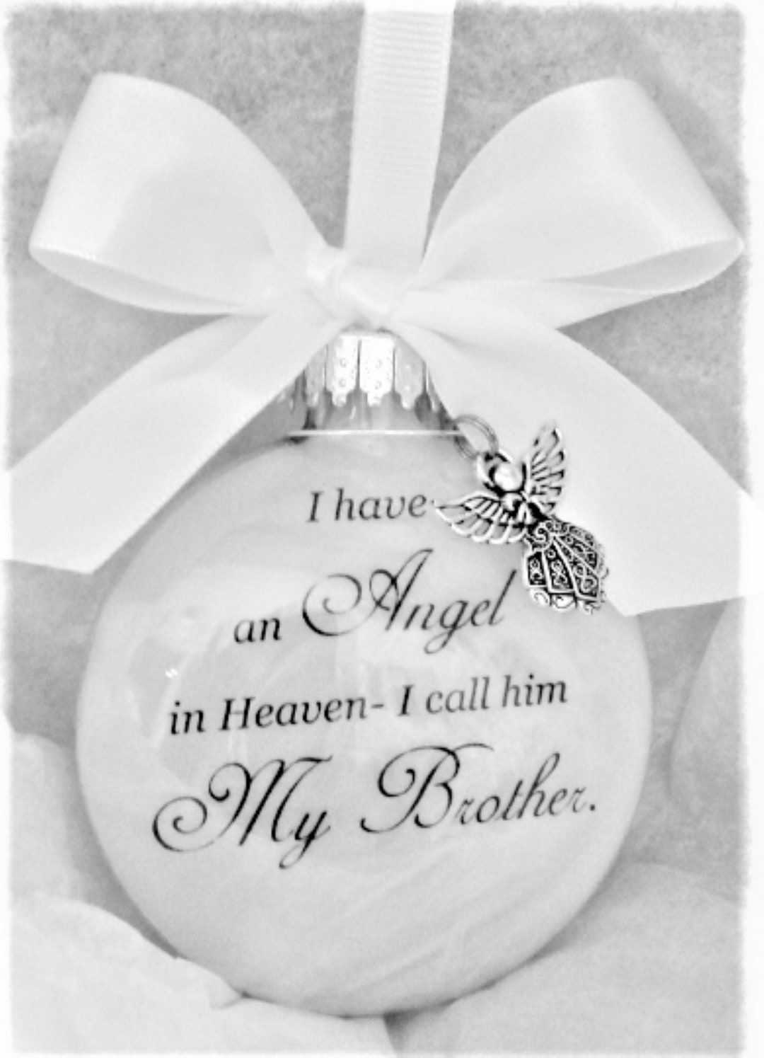 Brother Memorial Sympathy Gift Angel in Heaven I Call Him My Brother ...