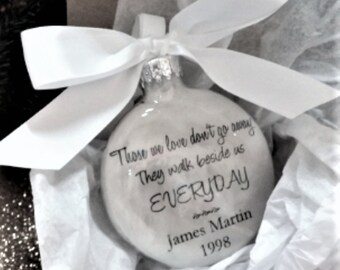 In Memory Christmas Ornament Personalized Keepsake Gift Loss | Etsy