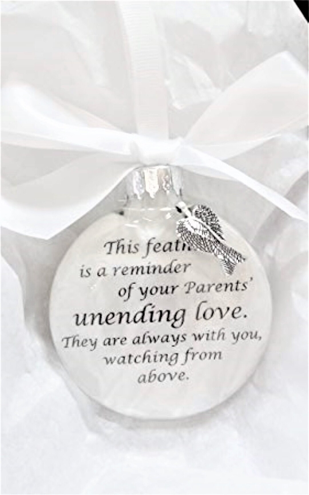 Feather is Reminder Unending Love Sympathy Gift in Memory Memorial ...