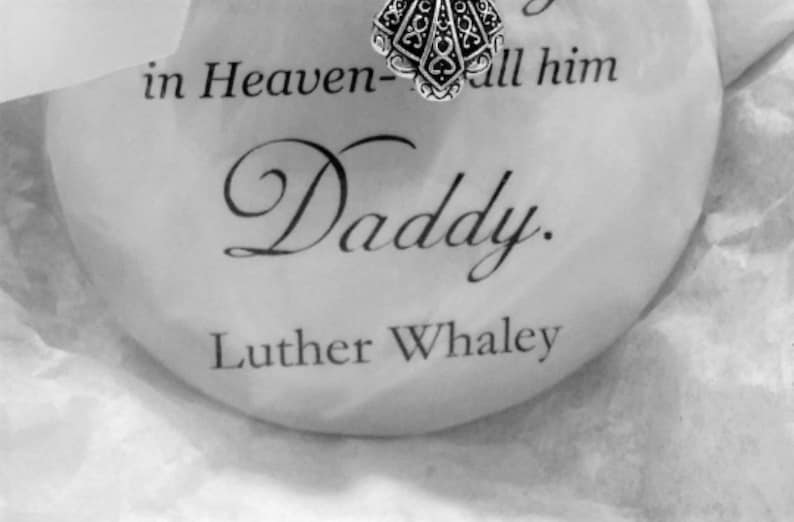 Dad Memorial Ornament Christmas Angel in Heaven I Call Him Daddy Parent ...