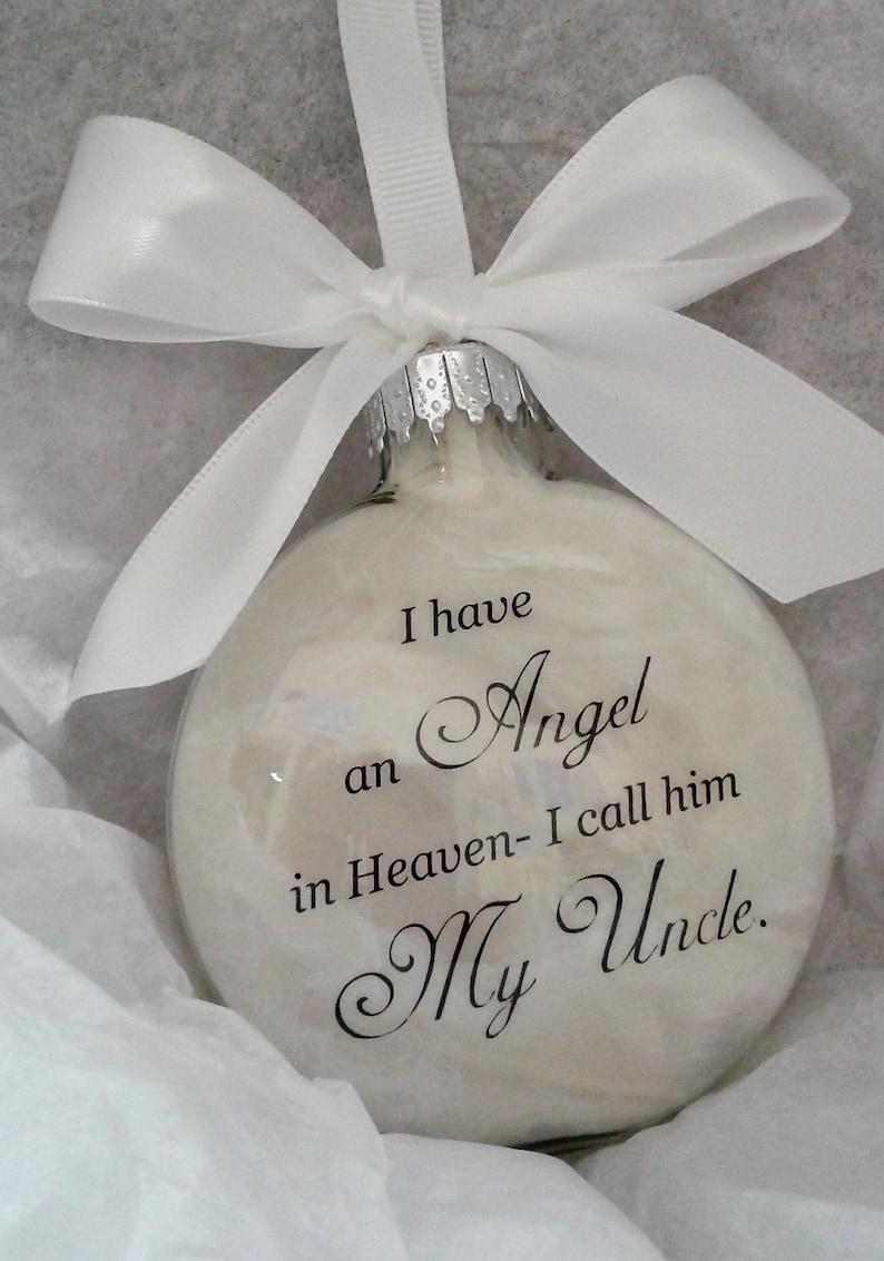 Uncle Memorial Sympathy Gift Angel in Heaven I Call Him My Uncle Family ...