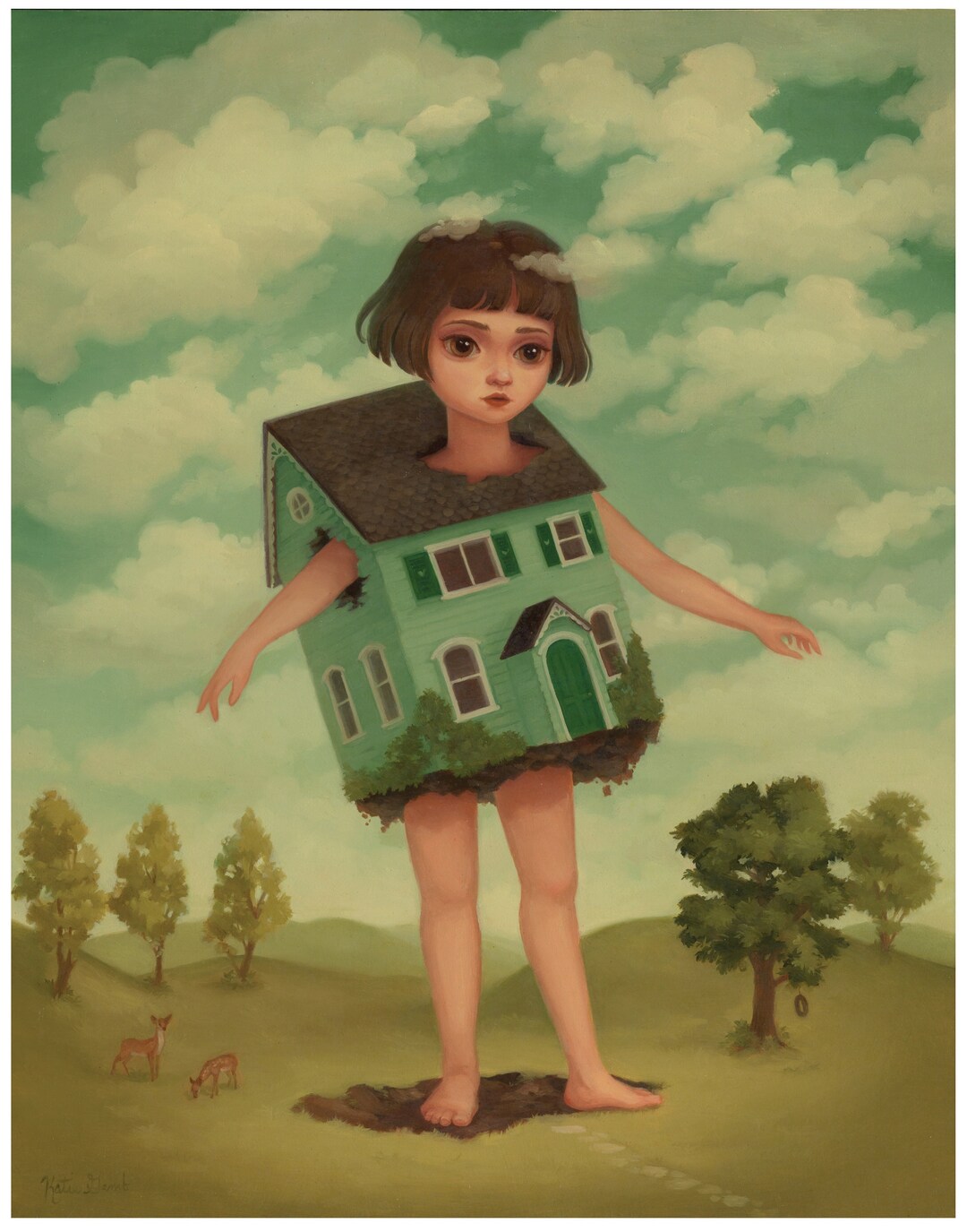 Alice Outgrows the House Giclee Print 11x14 - Etsy