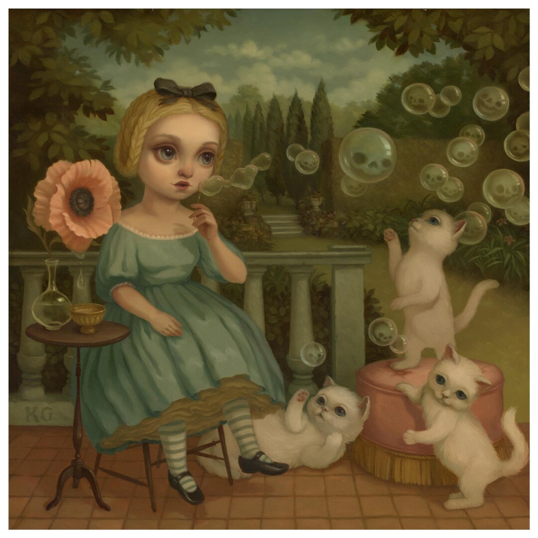 Poison Bubbles - 12x12 Art Print - Etsy