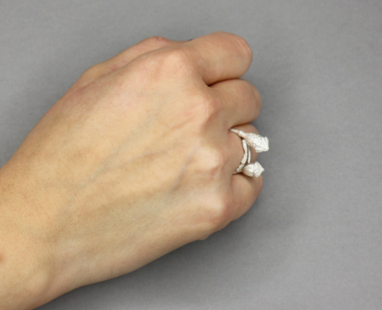Ring Poppy in Silver - Etsy