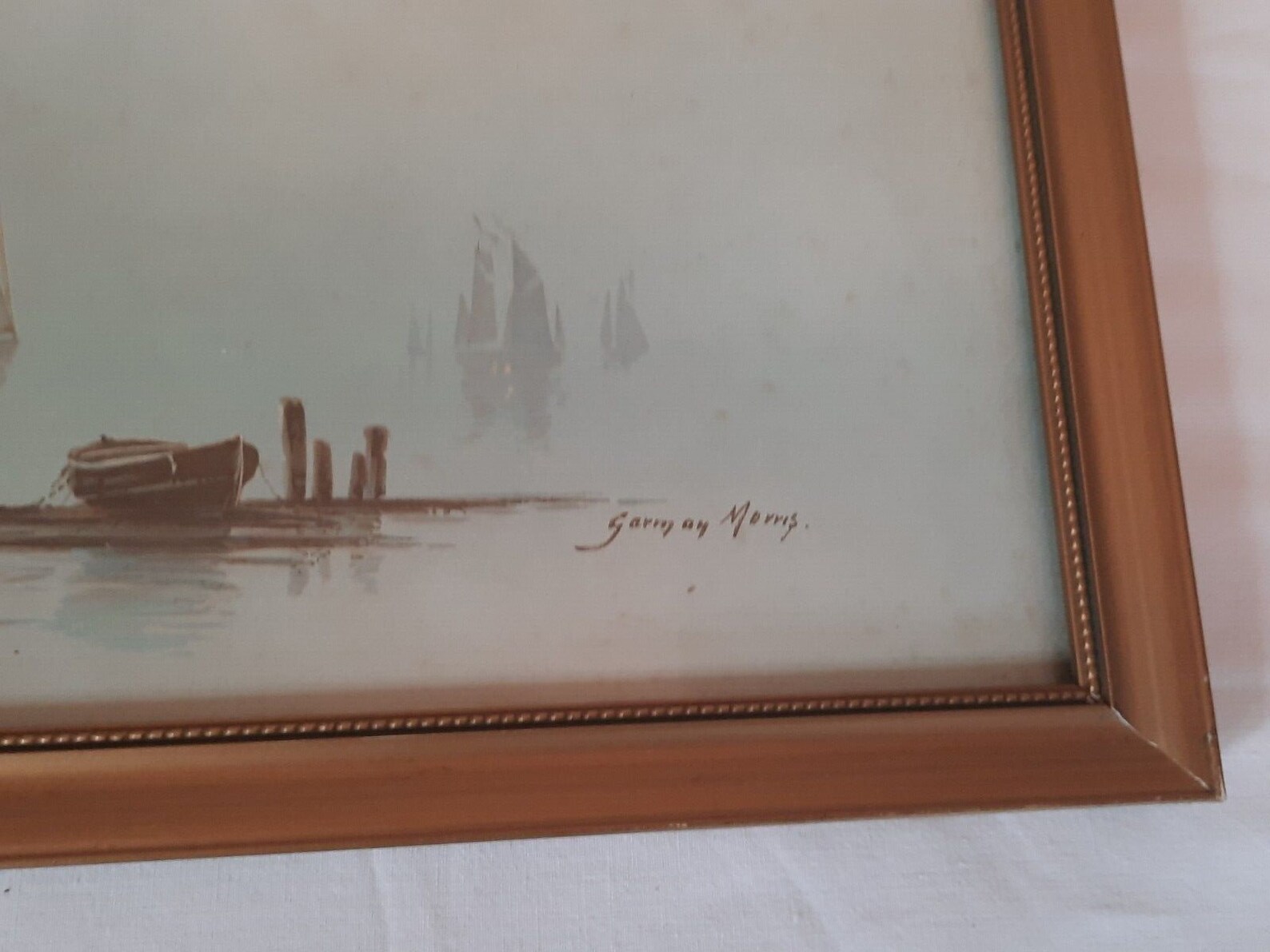 Pair of Garman Morris Watercolours Boats Harbour Fishing Sailing - Etsy