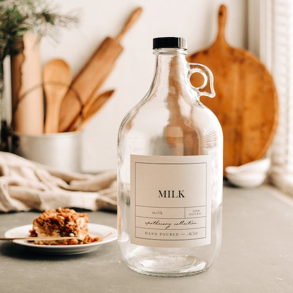 Glass Milk Jugs - Etsy