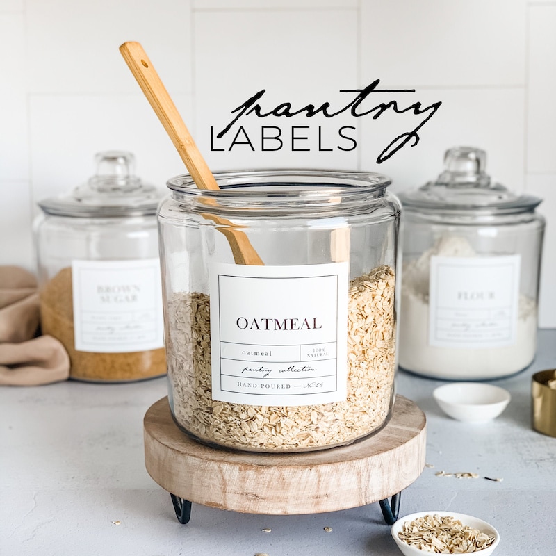 Custom Pantry Labels - Etsy
