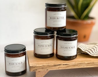 Body Scrub Jars | Etsy