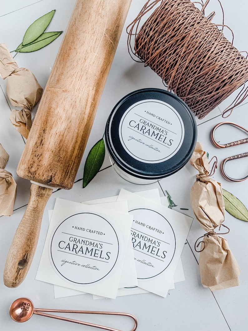 Round Custom Labels - Personalize Your Own Label - Canning Jar Label ...