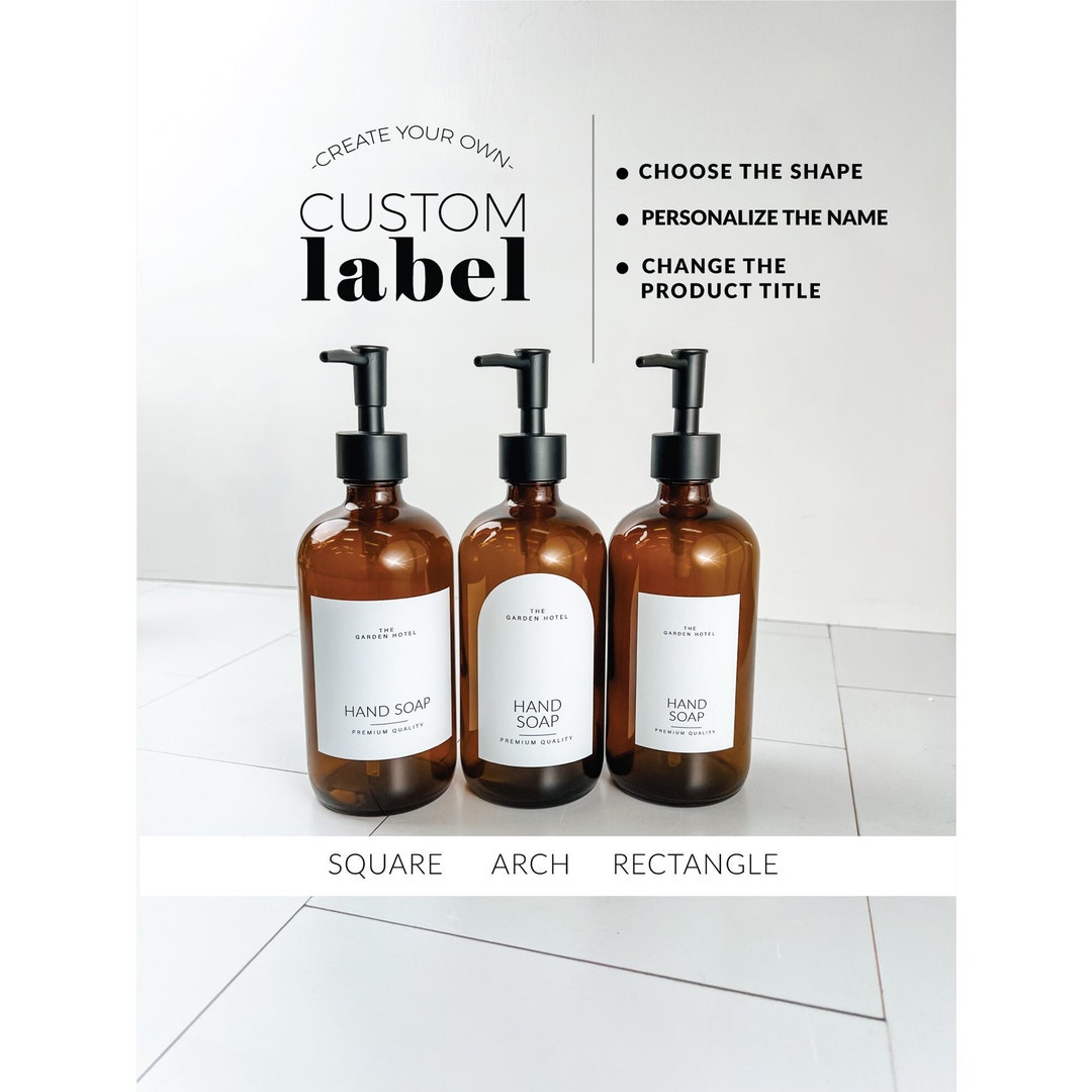 Custom Vinyl Labels - Personalized Label - Airbnb Labels - Family Name ...