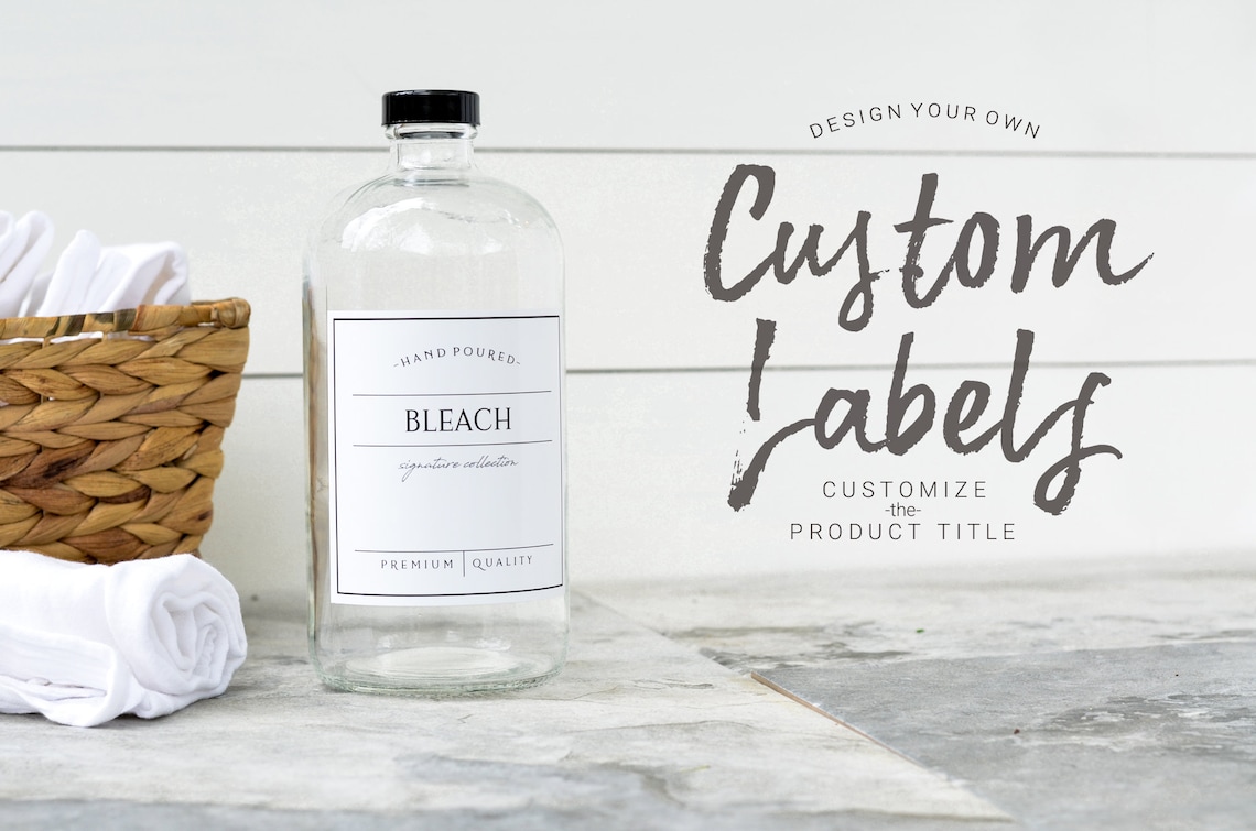 4 Inch Custom Labels Design Your Own Label Waterproof | Etsy