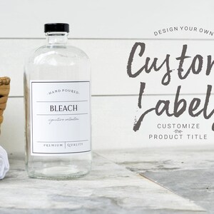 4 Inch Custom Labels - Design Your Own Label - Waterproof Vinyl Labels ...