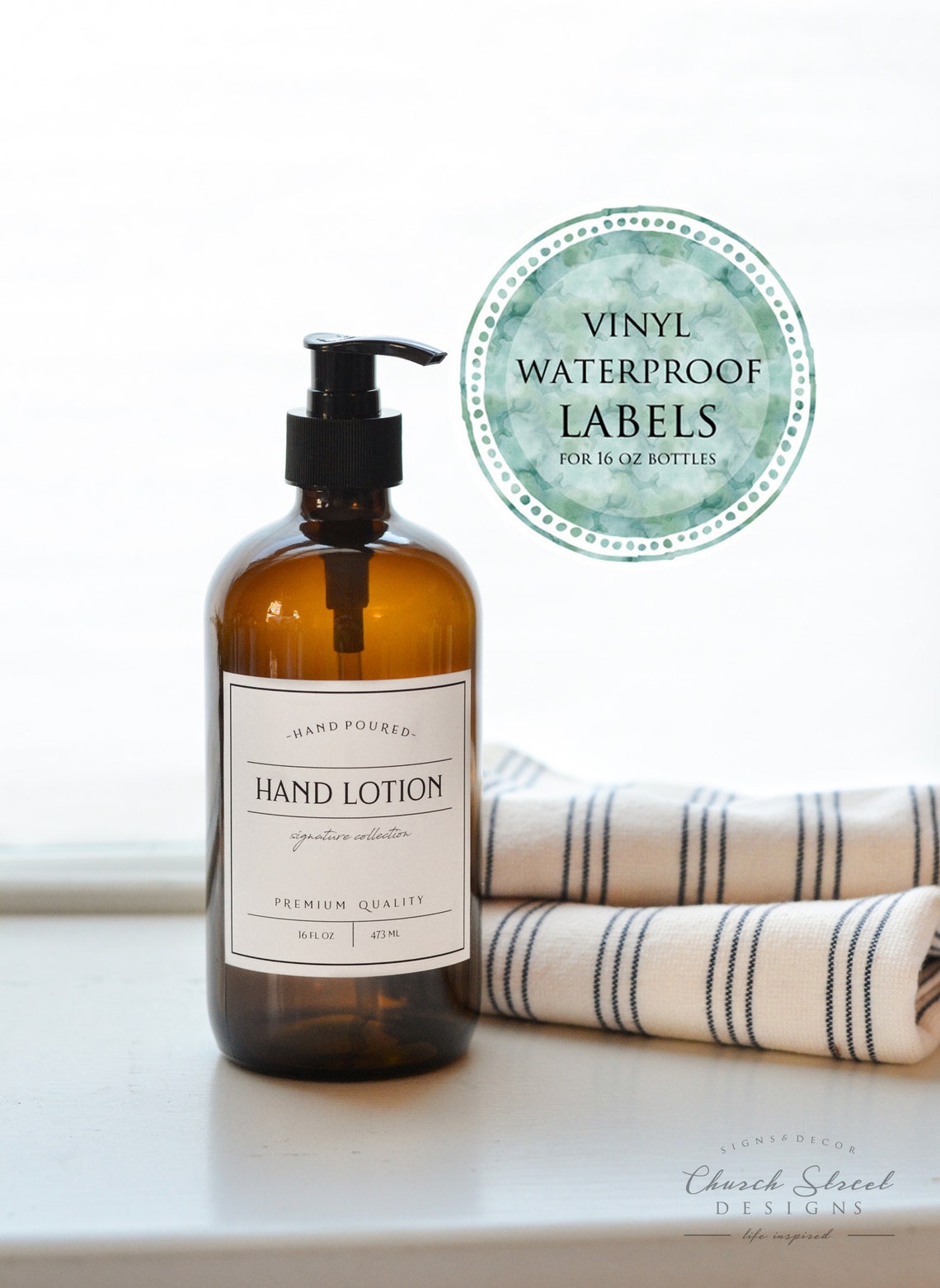 3 Designer Labels Waterproof Vinyl Labels All Purpose | Etsy