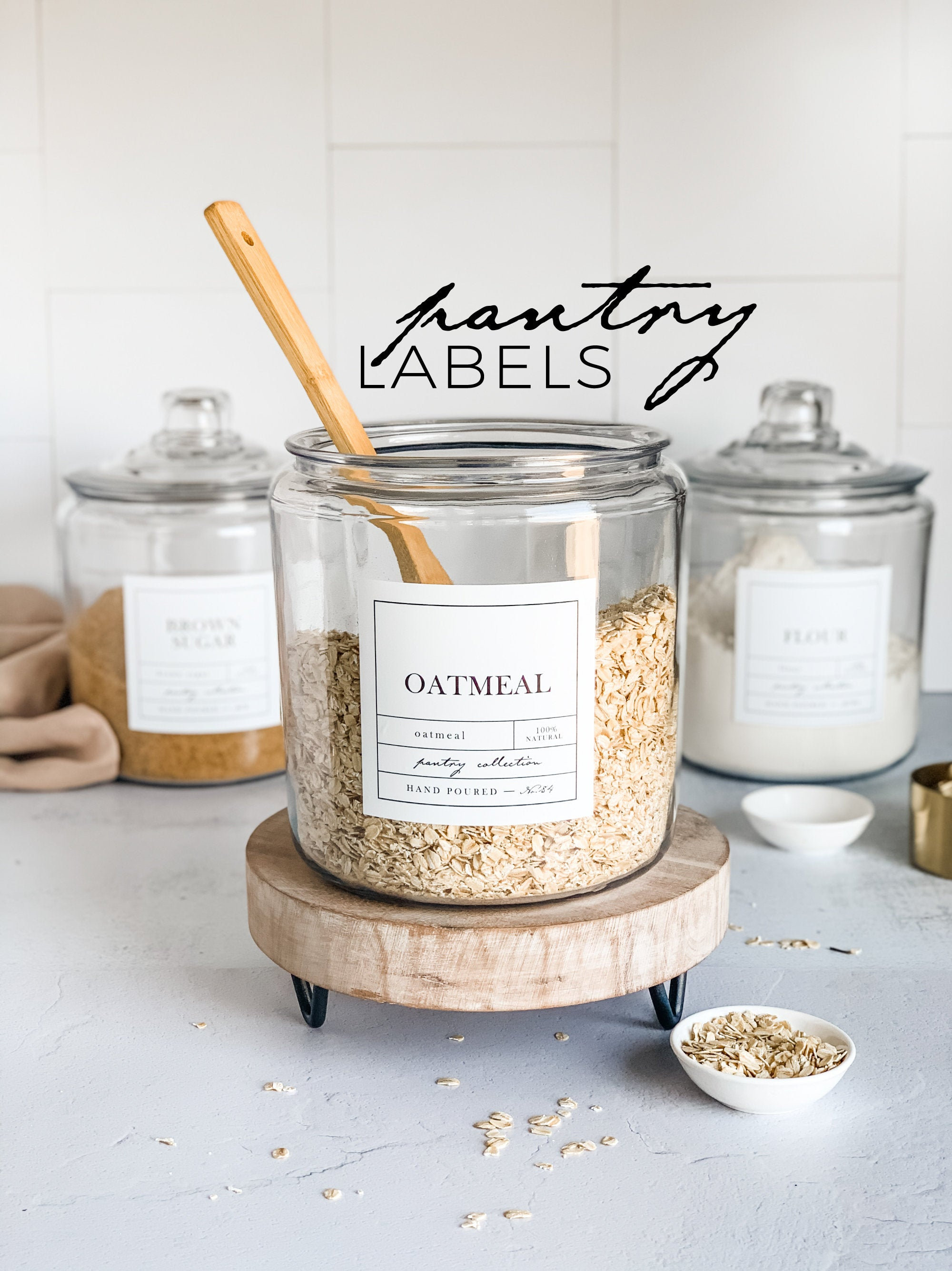 APOTHECARY Pantry Label Packs - Customization Available -waterproof and ...
