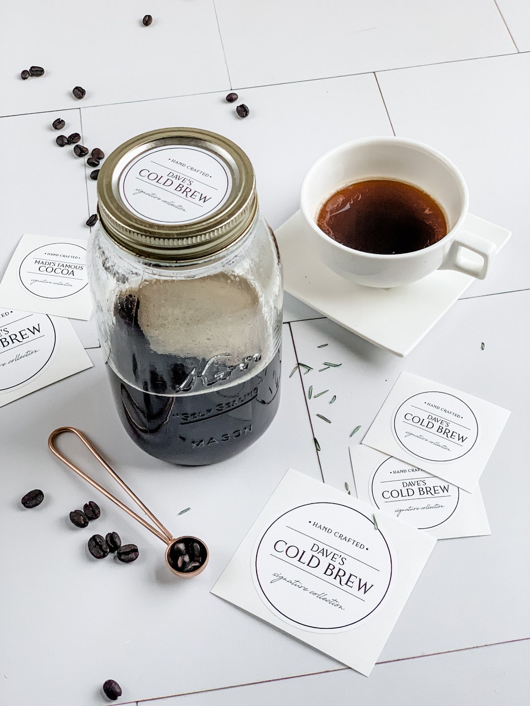 Round Custom Labels - Personalize Your Own Label - Canning Jar Label ...