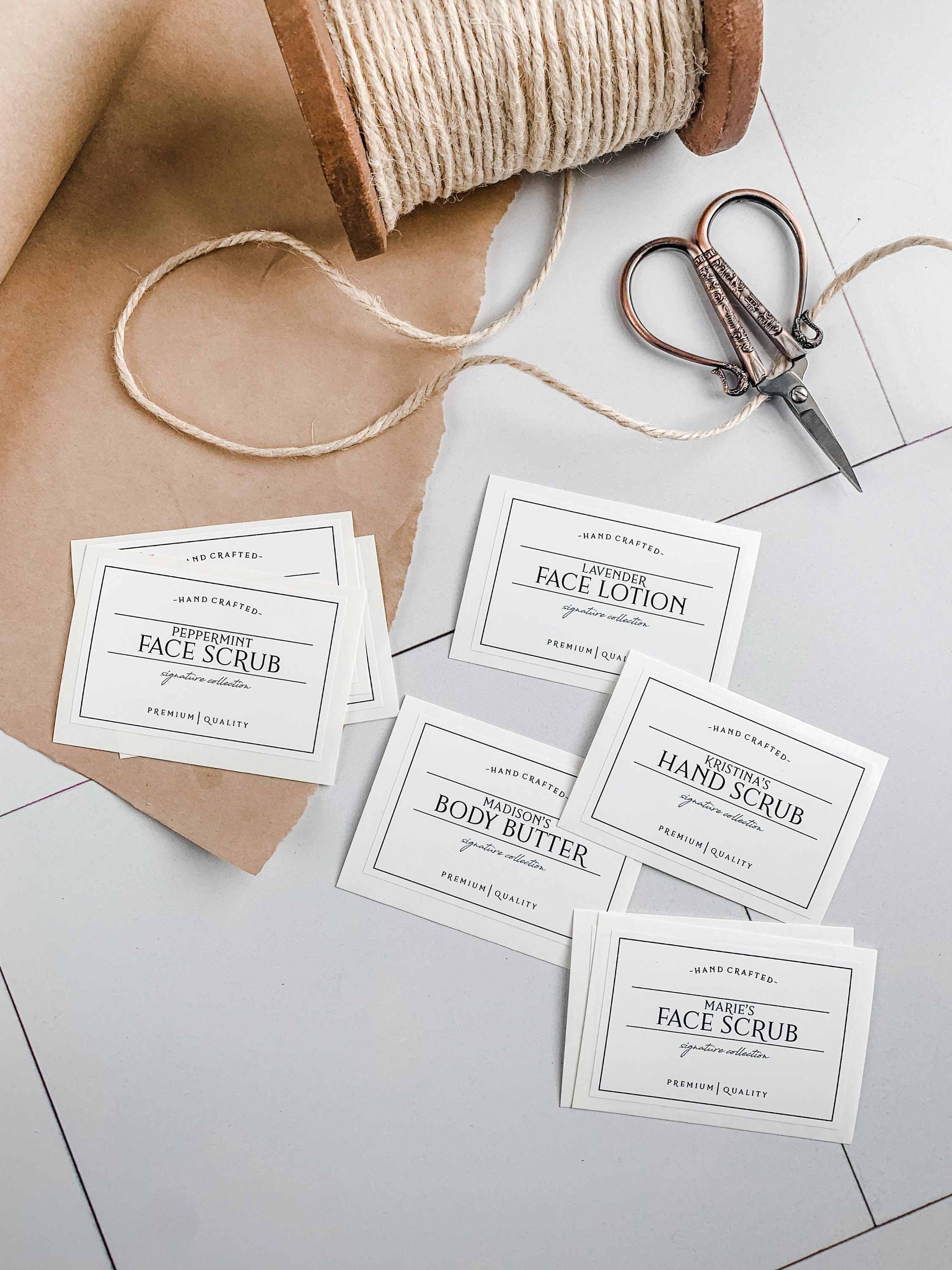 Rectangle Custom Labels - Personalize Your Own Label - Waterproof Vinyl ...