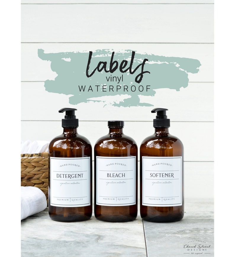 4x4 SIGNATURE Style Labels Waterproof Vinyl Labels Large - Etsy