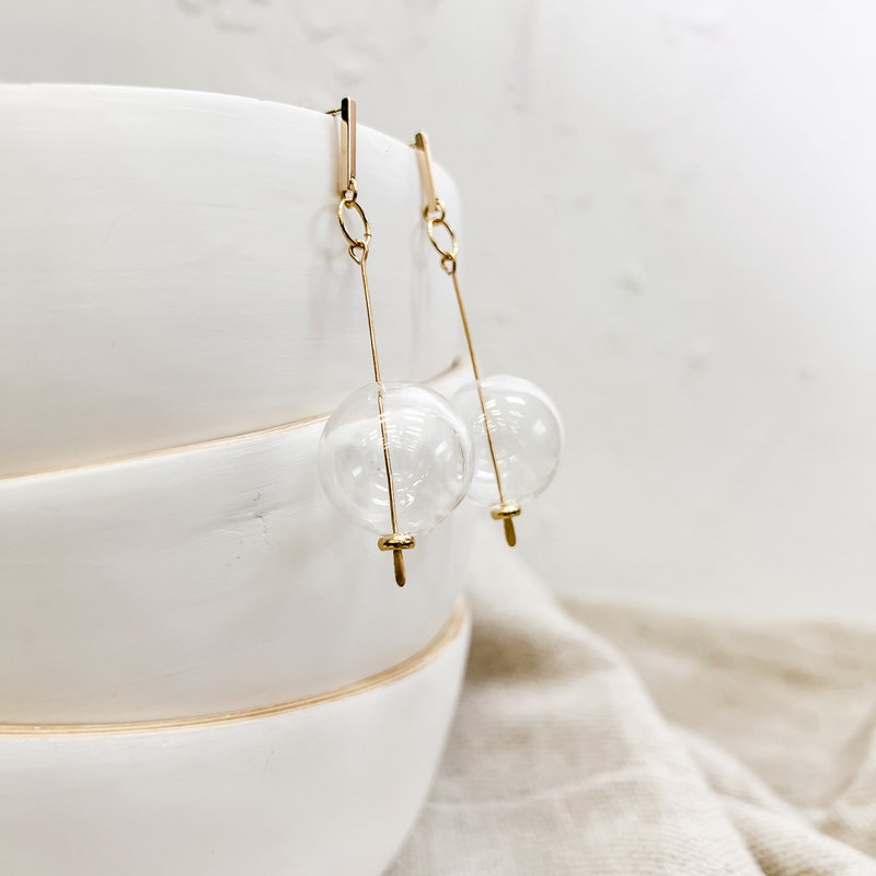 Glass Bulb Earings# - Etsy
