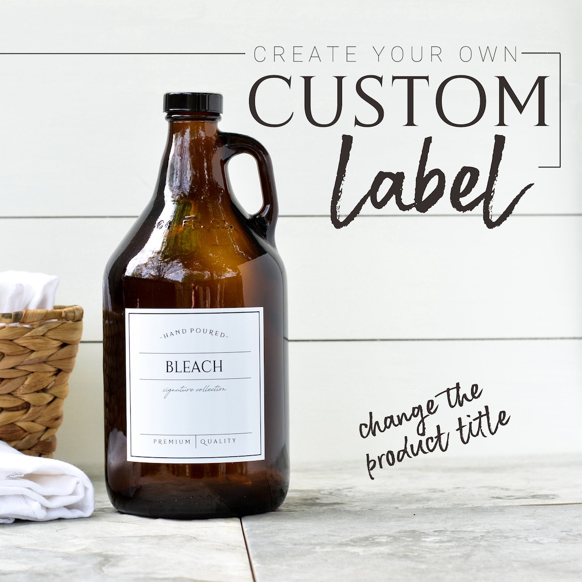 4 Inch Custom Labels Design Your Own Label Waterproof | Etsy