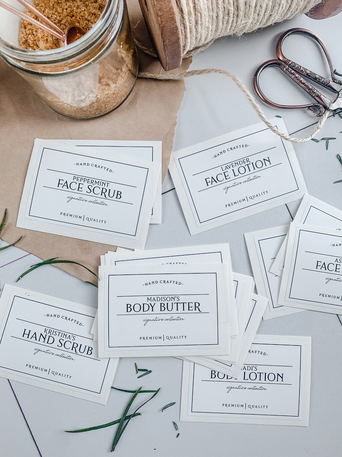Rectangle Custom Labels - Personalize Your Own Label - Waterproof Vinyl ...