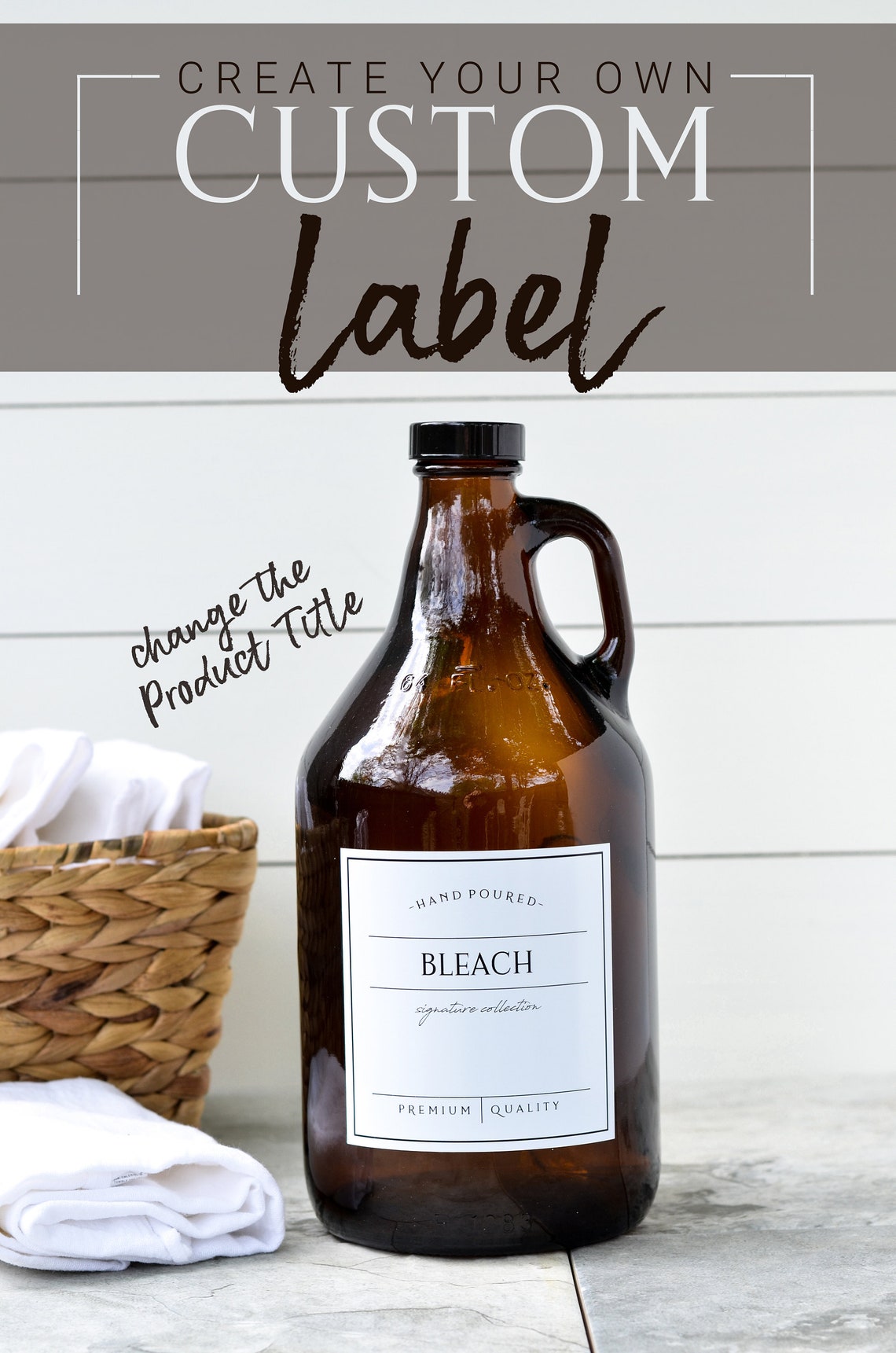 4 Inch Custom Labels Design Your Own Label Waterproof | Etsy