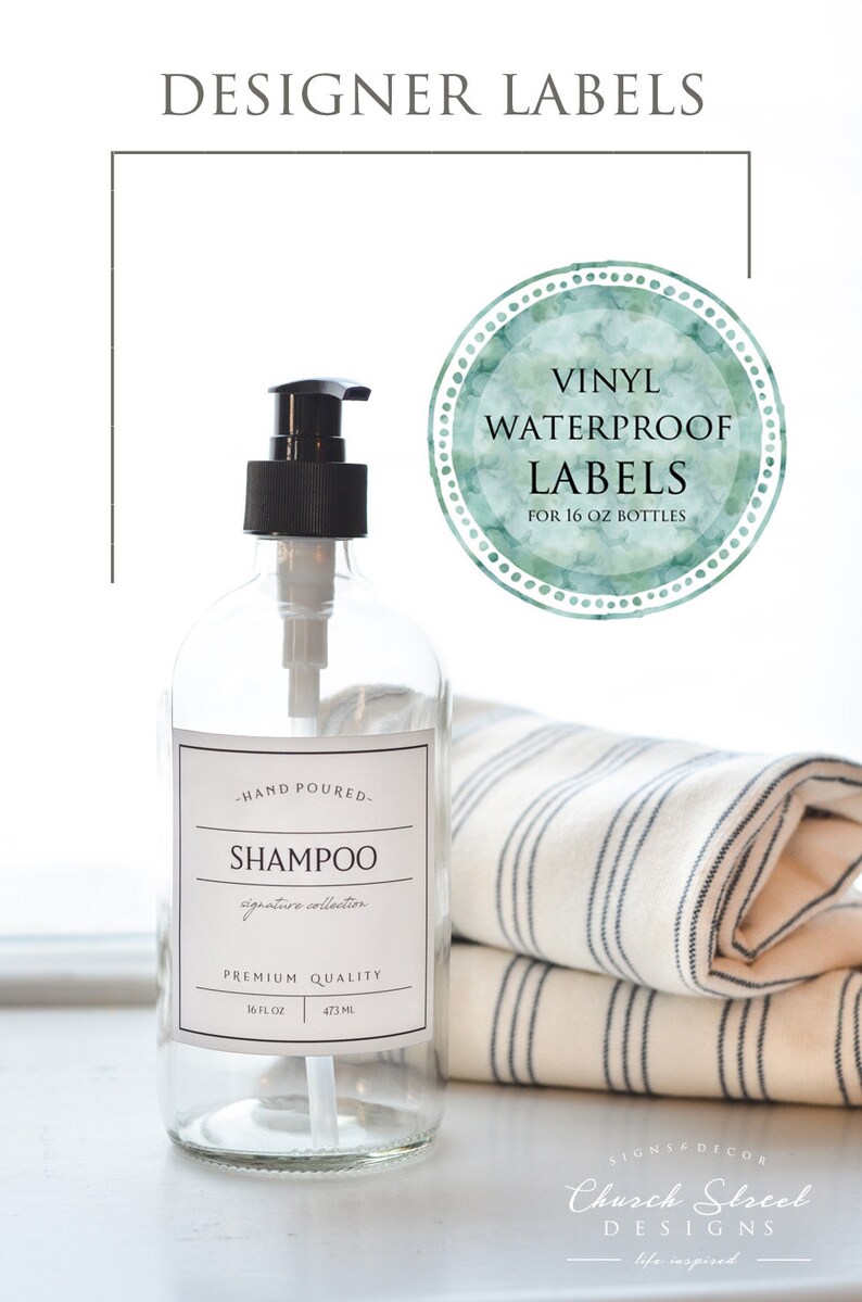 3 Designer Labels Waterproof Vinyl Labels All Purpose - Etsy Canada