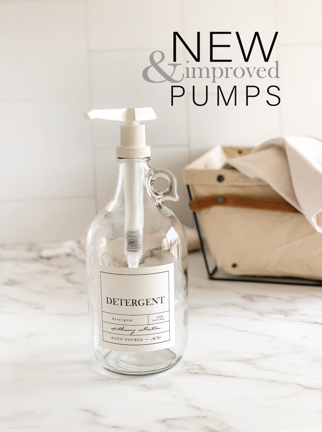 Replacement Pumps and Caps - 1/2 Gallon Bottle Pumps and Caps - Pumps ...