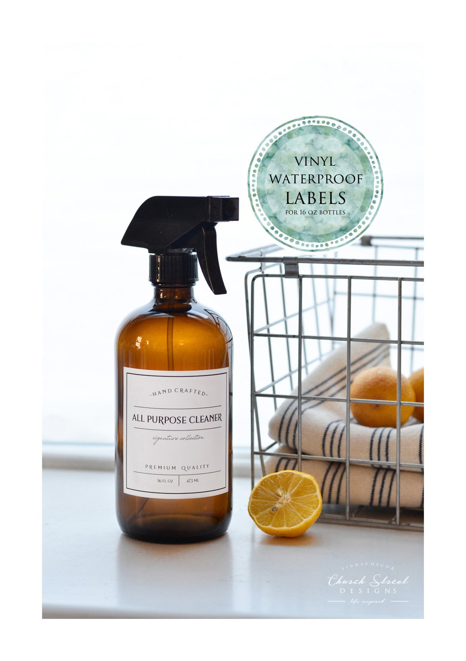 3 Designer Labels Waterproof Vinyl Labels All Purpose | Etsy