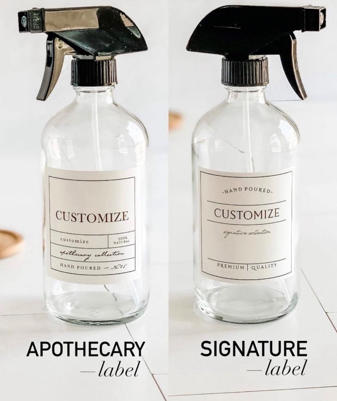 CUSTOM Cleaning Labels Design Your Own Label Designer - Etsy