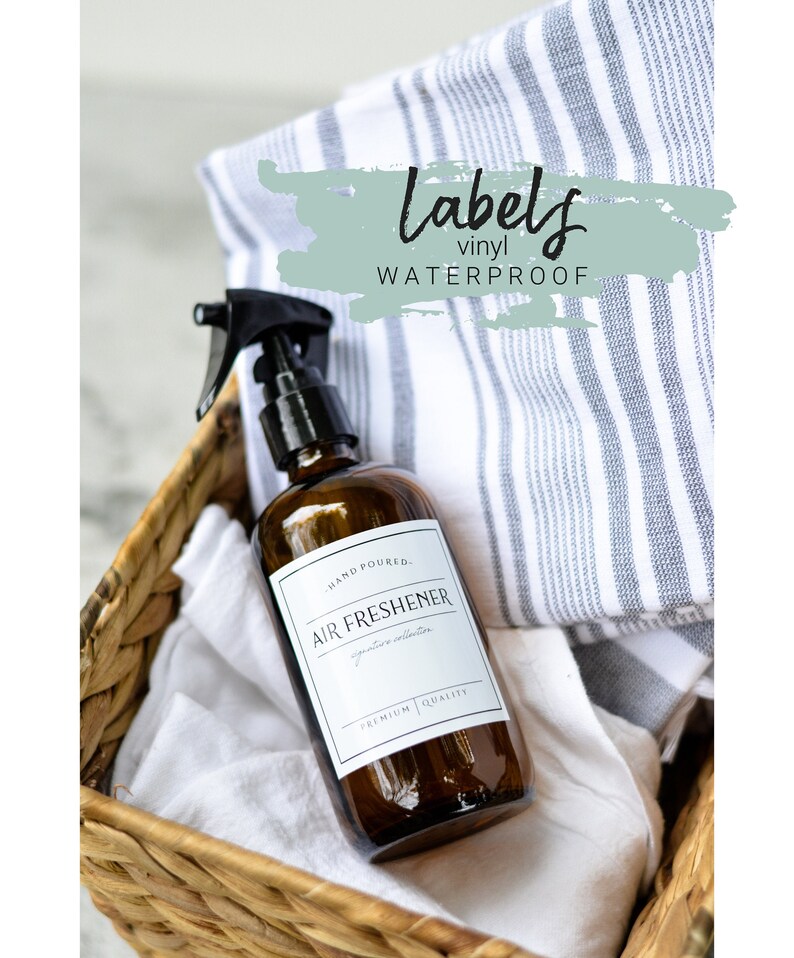 Small 2.5 SIGNATURE Labels Waterproof Vinyl Labels - Etsy