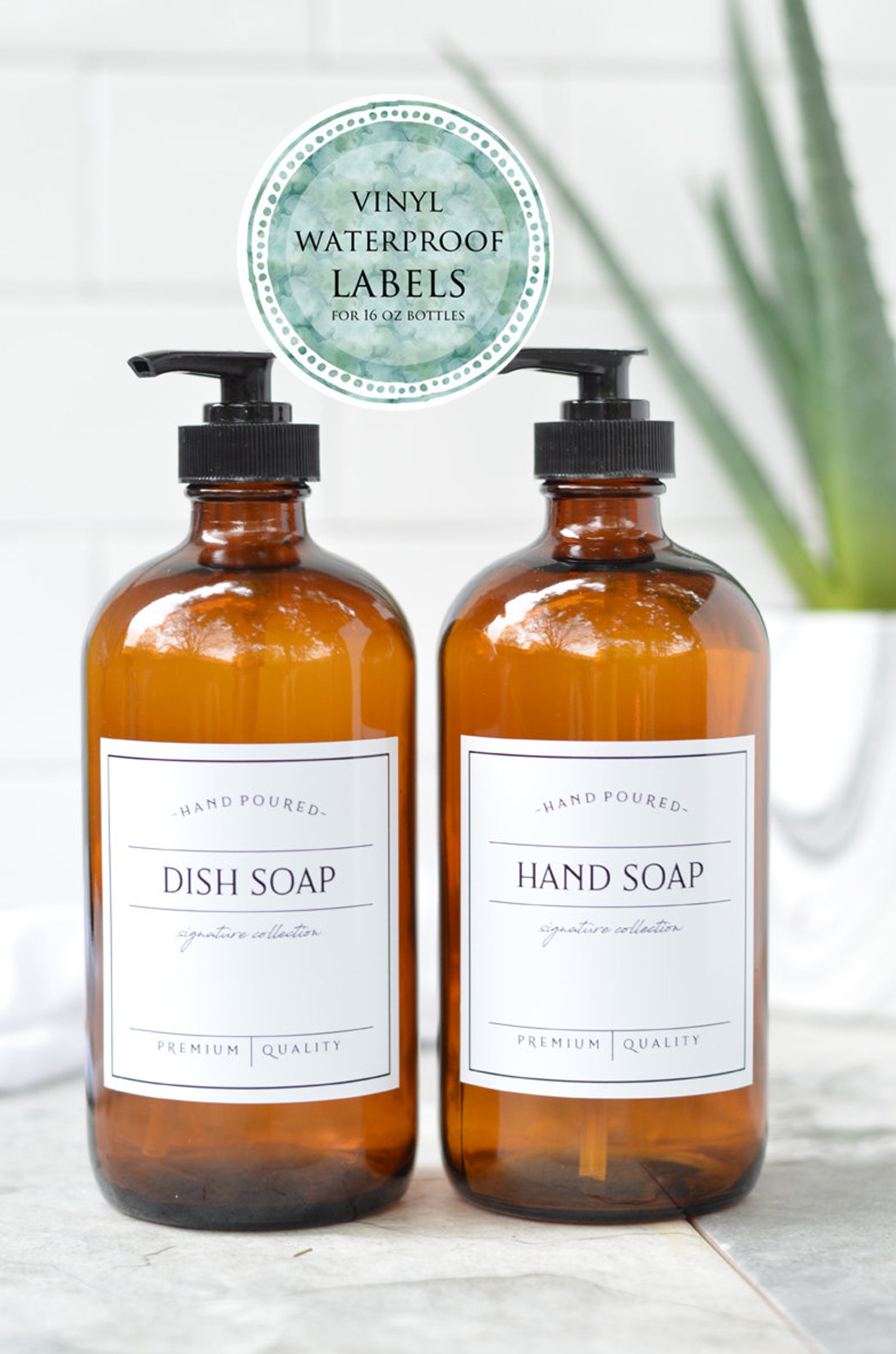 3 Designer Labels Waterproof Vinyl Labels All Purpose | Etsy