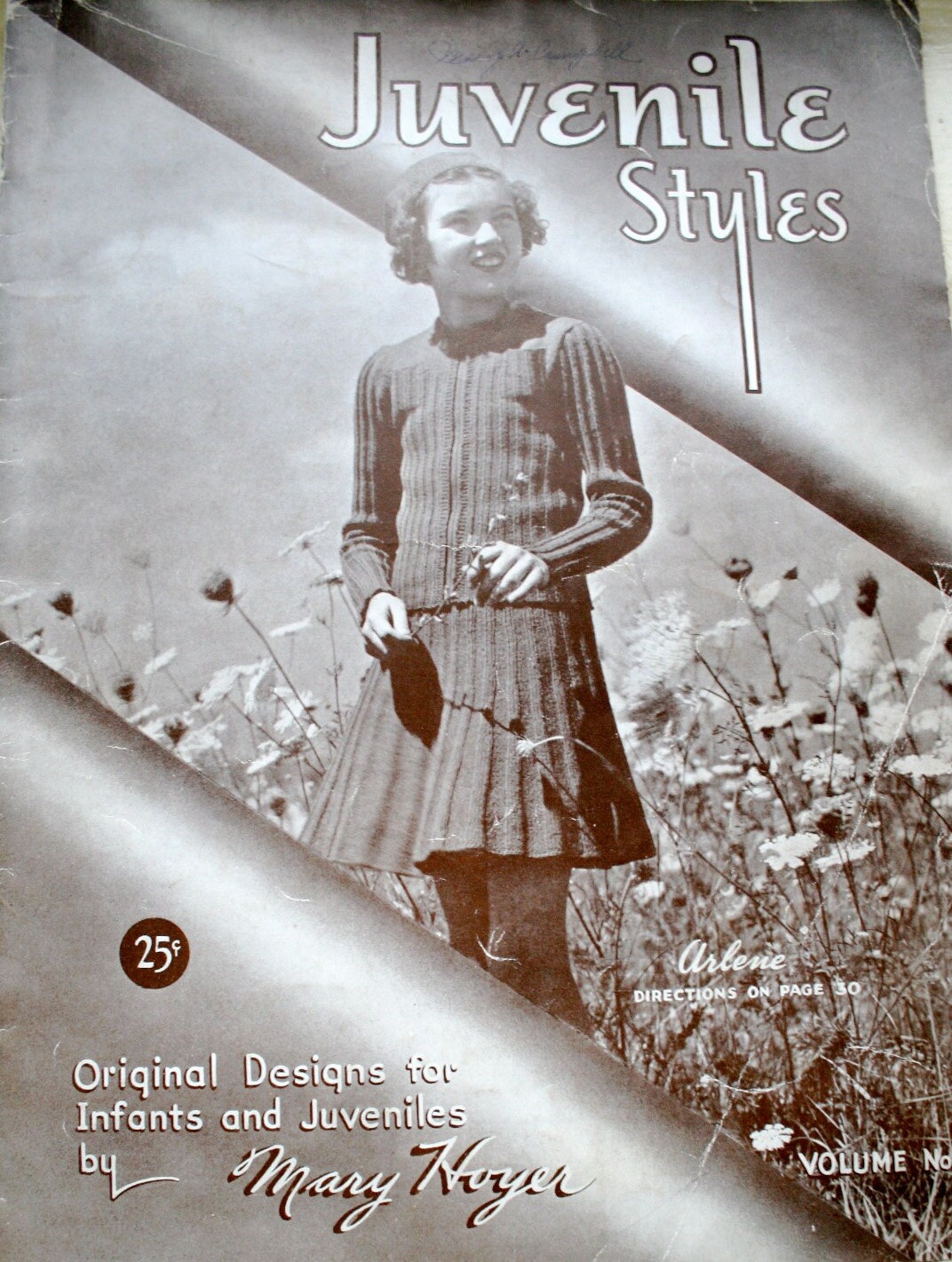 Vintage Juvenile Styles Original Knit Crochet Children Designs - Etsy